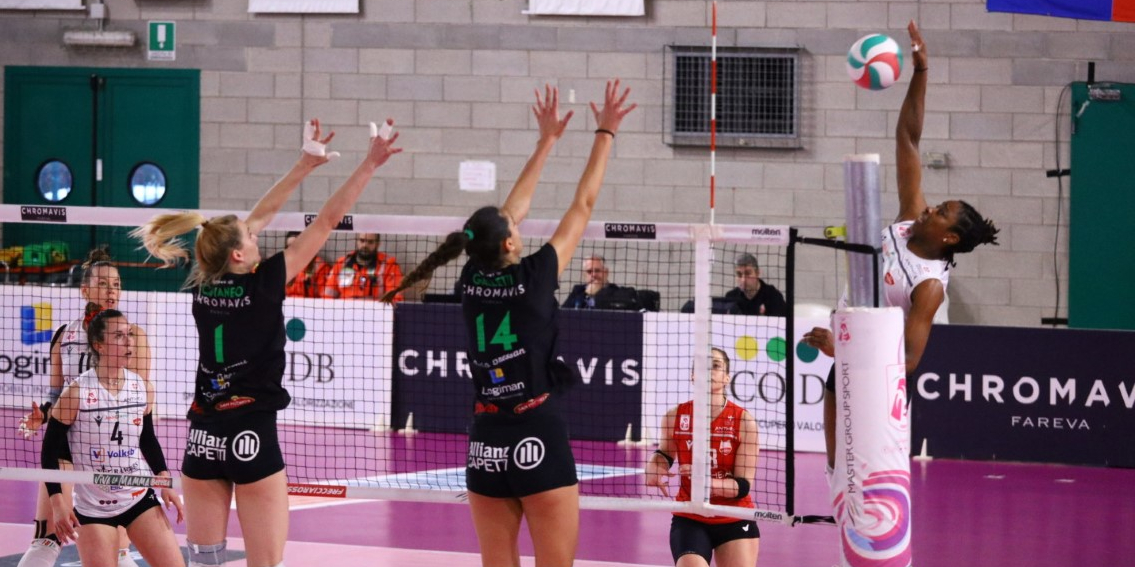 La Chromavis Eco DB cala il tris: 3-0 anche al Vicenza - CremonaSport
